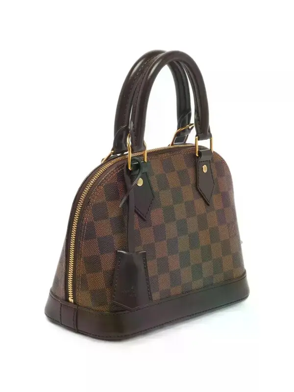 LOUIS VUITTON Bb Alma Damier Ebene Tote Bag