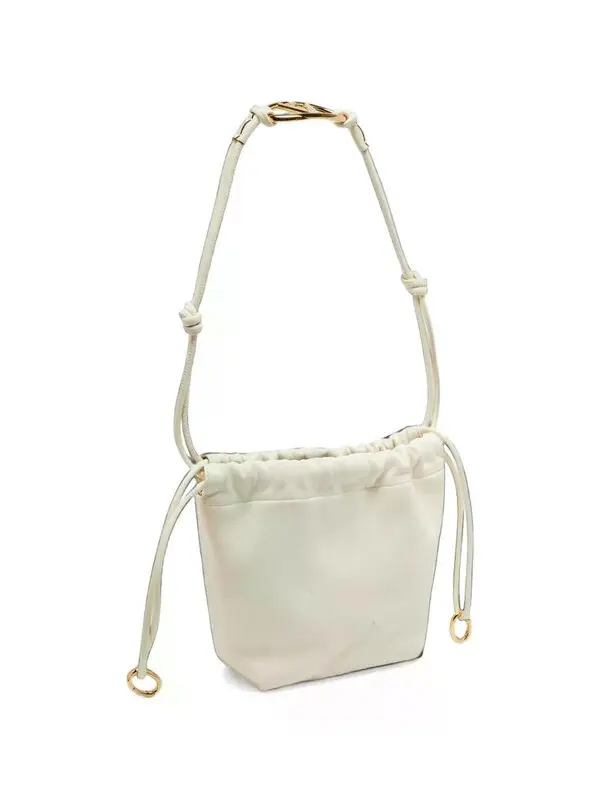 Valentino Garavani Vlogo Pouf Leather Mini Bucket Bag