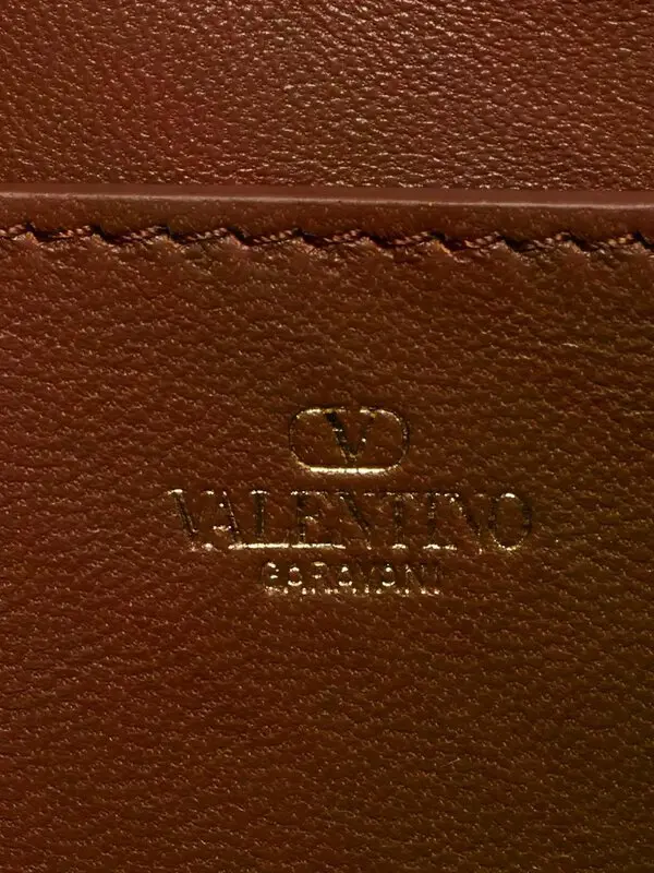 Valentino Garavani Vlogo Pouf Leather Mini Bucket Bag