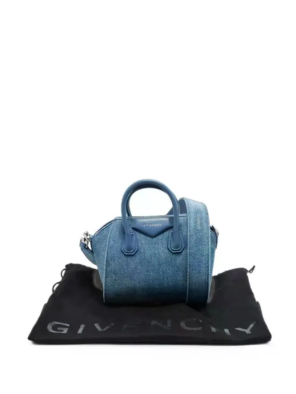 Givenchy Mini Antigona Leather-trim Tote Bag