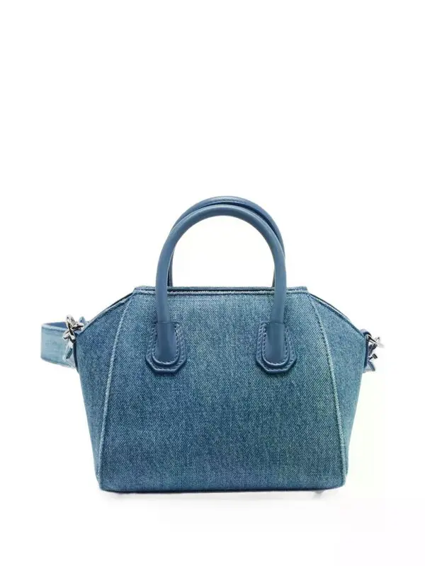 Givenchy Mini Antigona Leather-trim Tote Bag