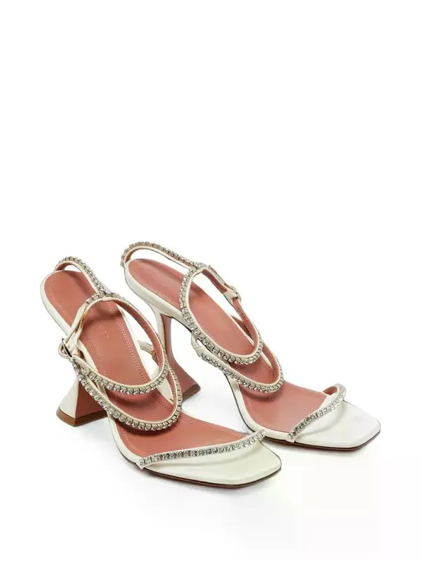 Amina Muaddi Gilda Crystal-embellished Sandals