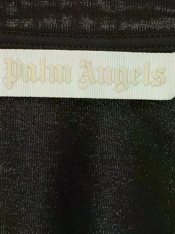 Palm Angels Logo-band Cropped T-shirt