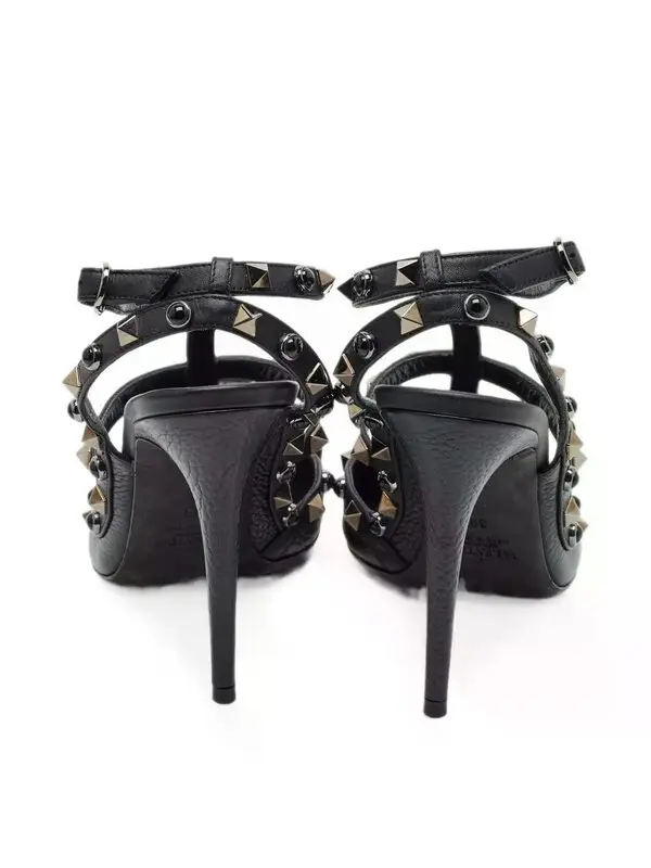 Valentino Garavani Rockstud Leather Heeled Pumps