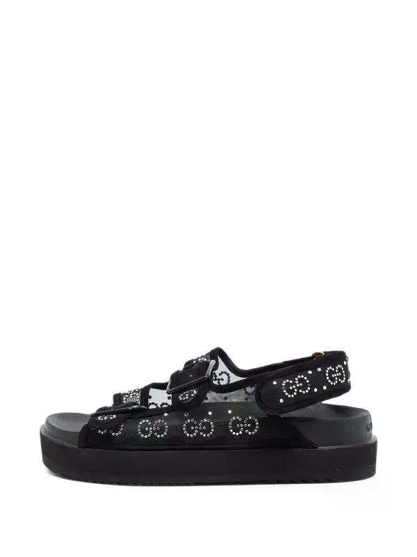 Gucci Crystal-embellished Flat Sandals