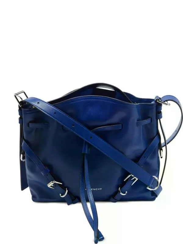 Givenchy Small Voyou Leather Shoulder Bag - Blue