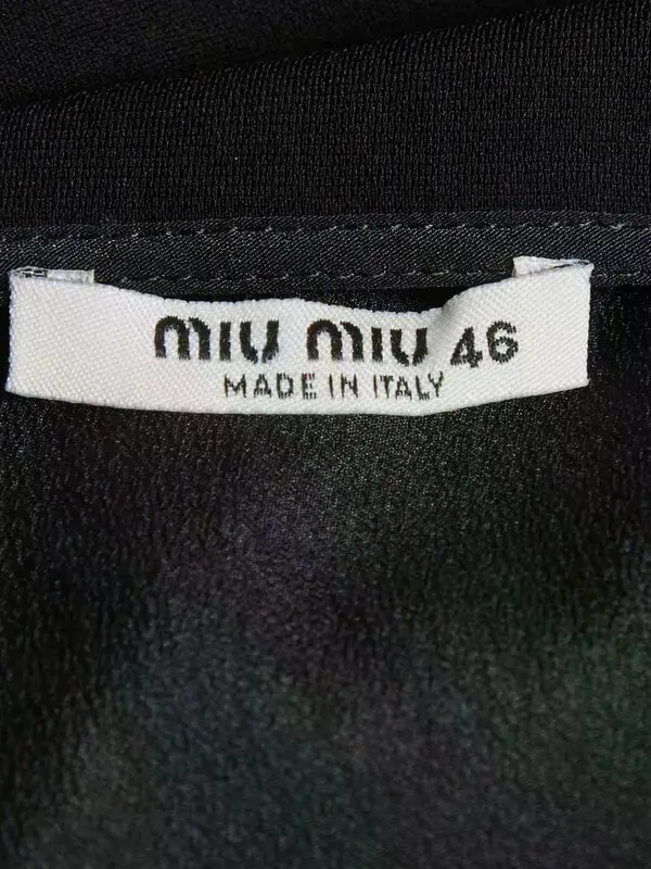 Miu Miu Pearl-strap Midi Dress