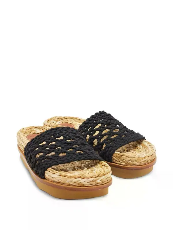 Chloé Wavy Crochet Sandals