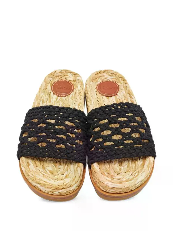 Chloé Wavy Crochet Sandals