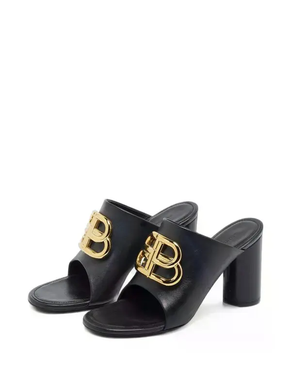 Balenciaga Oval Bb Heeled Sandals
