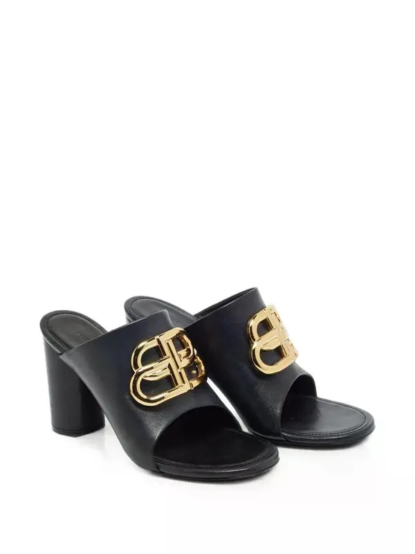 Balenciaga Oval Bb Heeled Sandals