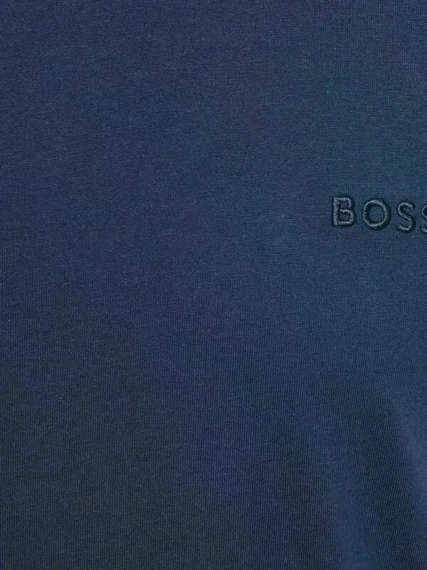 Hugo Boss Logo Embroidered T-shirt