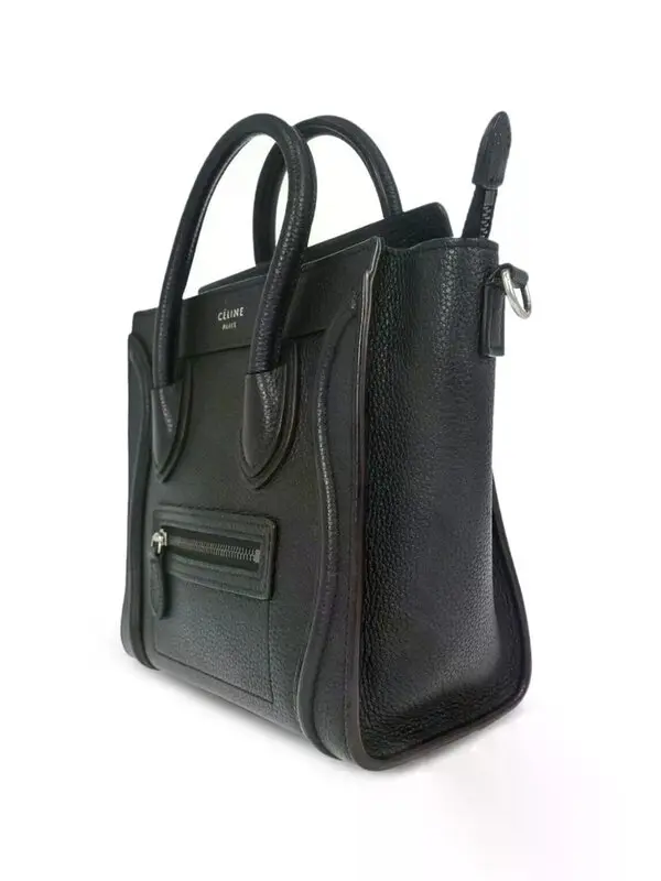 Celine Nano Luggage Leather Tote Bag