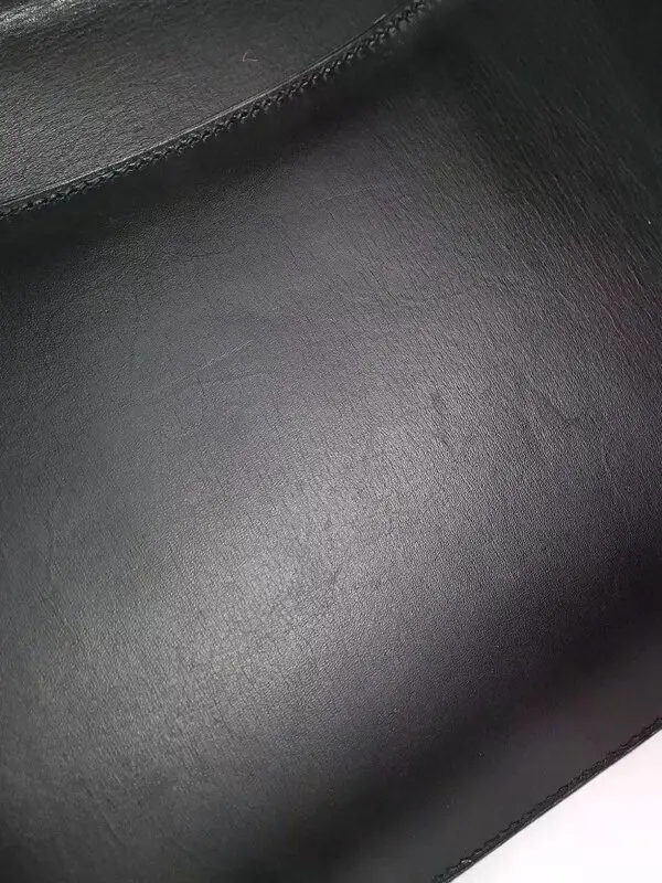 Hermès Constance Leather Shoulder Bag - Black