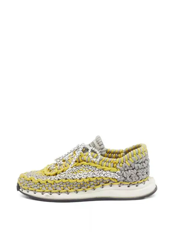 Valentino Garavani Woven-design Low-top Sneakers