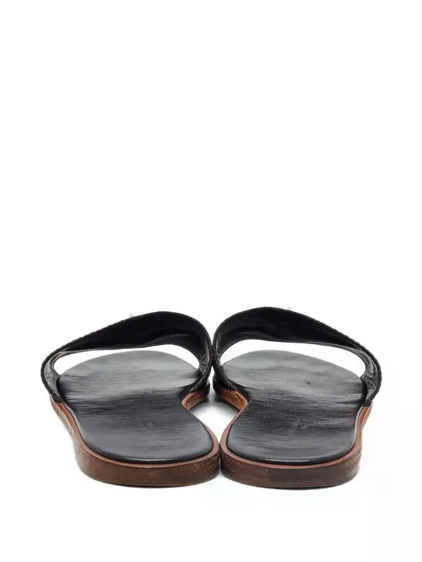 LOUIS VUITTON Lock It Padlock Sandals