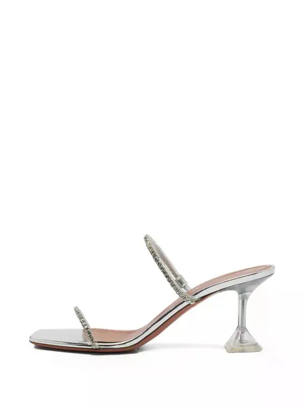 Amina Muaddi Gilda Crystal-embellished Sandals