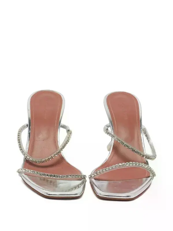 Amina Muaddi Gilda Crystal-embellished Sandals