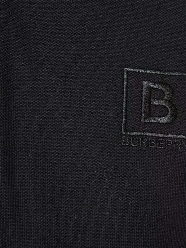 Burberry Logo-embroidered Polo Shirt