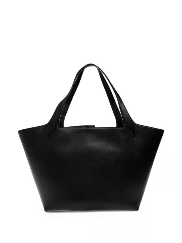 LIFFNER Buckle-detail Leather Tote Bag - Black