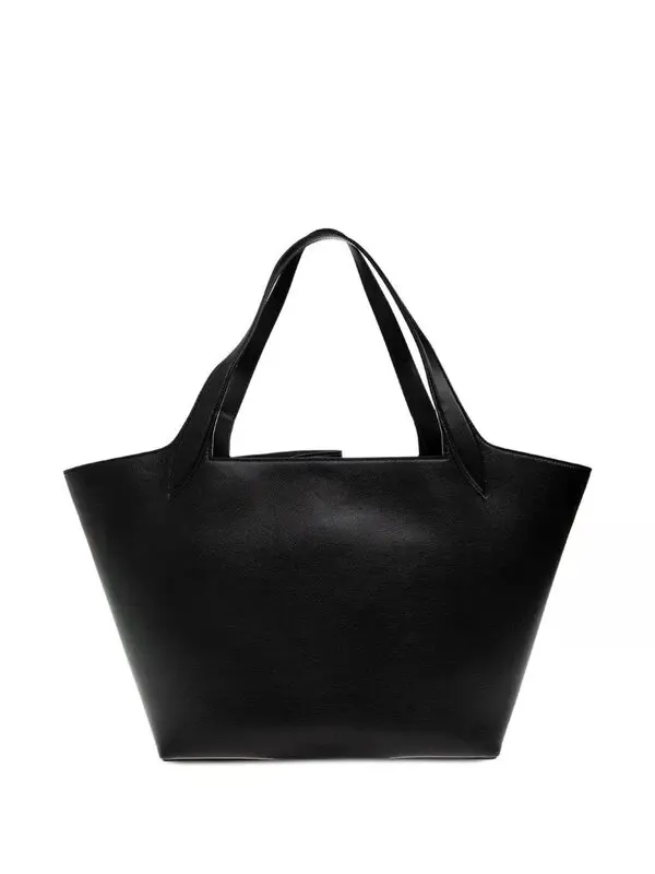 LIFFNER Buckle-detail Leather Tote Bag - Black