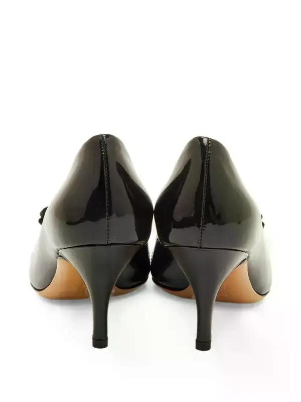 FERRAGAMO Vara Bow Peep-toe Pumps