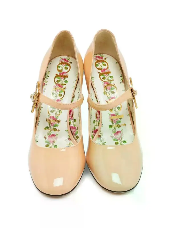 Gucci Lois Bee Heeled Pumps