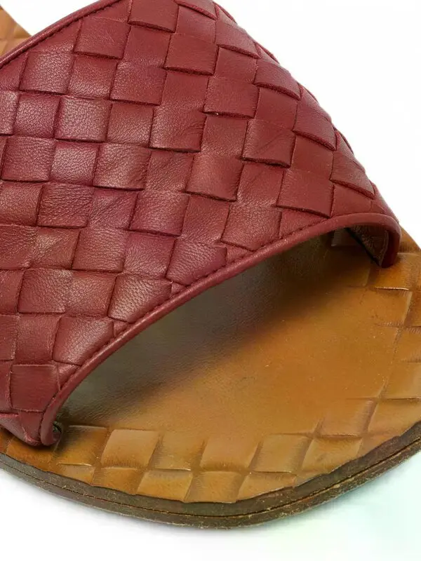 Bottega Veneta Intrecciato Leather Slides