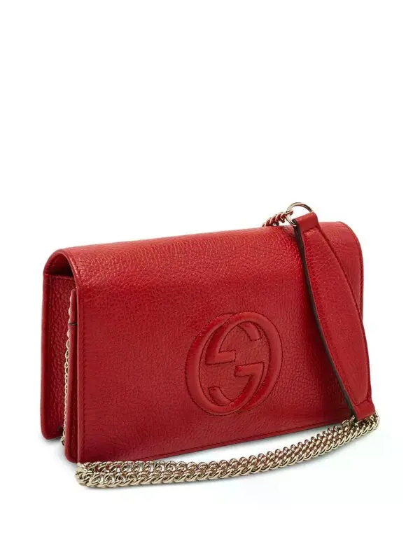Gucci Soho Chain Shoulder Bag - Red