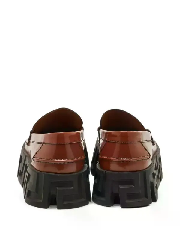 Versace Greca Platform Loafers