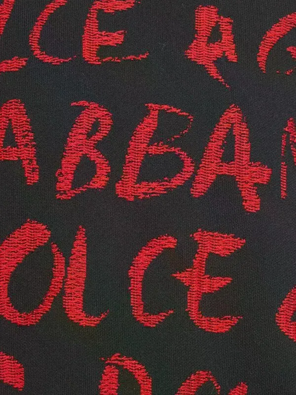 Dolce & Gabbana Jacquard-knit Monogram Sweater