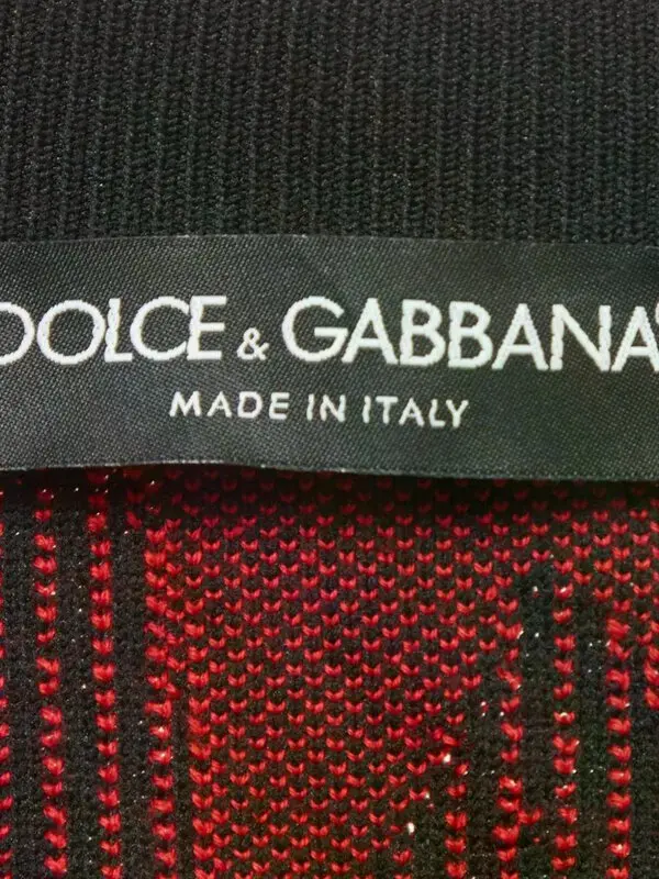 Dolce & Gabbana Jacquard-knit Monogram Sweater