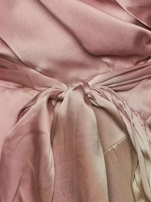 Zimmermann Silk Wrap Mini Dress