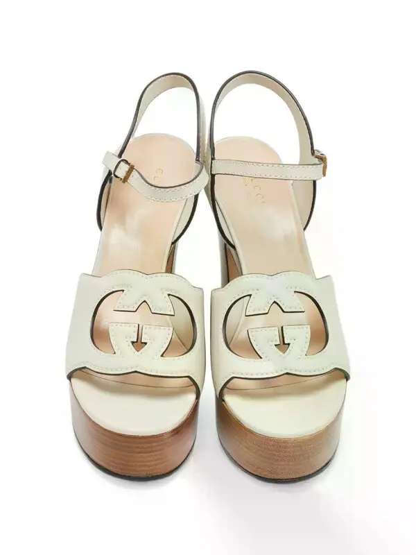 Gucci Interlocking G Platform Sandals