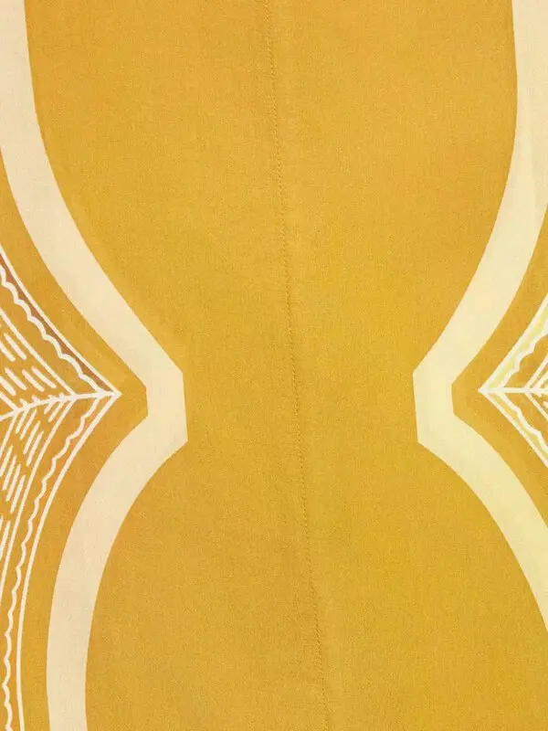 Hermès Printed Kaftan - Yellow