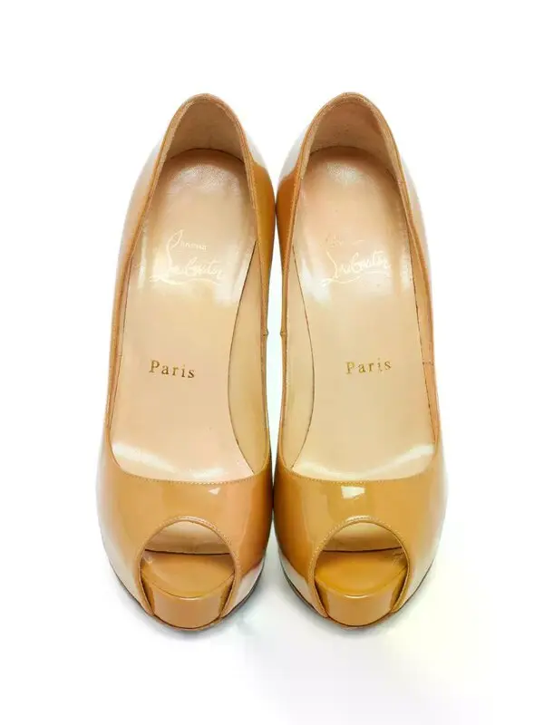 CHRISTIAN LOUBOUTIN Very Prive Peep-toe Pumps