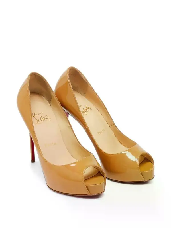 CHRISTIAN LOUBOUTIN Very Prive Peep-toe Pumps
