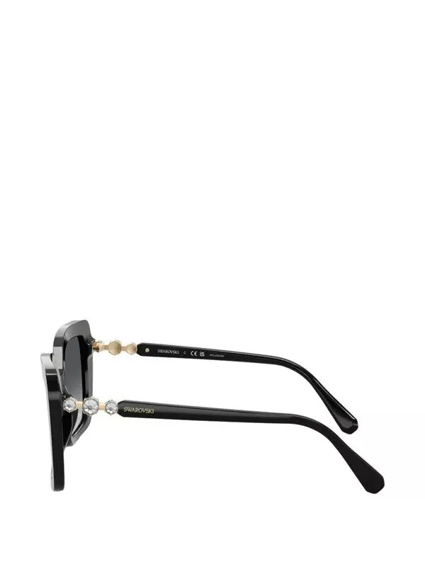 SWAROVSKI Crystal-embellished Square-frame Sunglasses