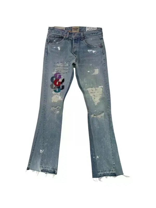 GALLERY DEPT. Distressed-design Jeans