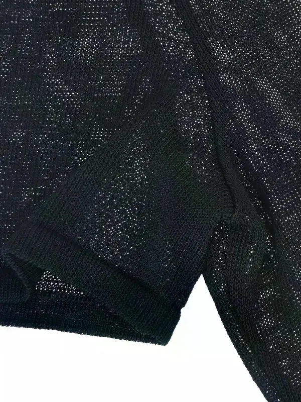 Fendi Logo-intarsia Knit T-shirt