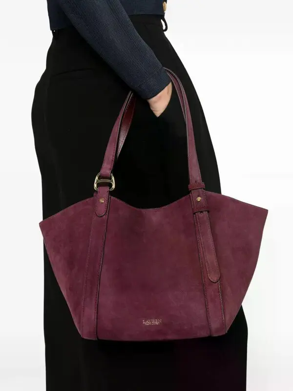 Ralph Lauren Tasha Suede Tote Bag