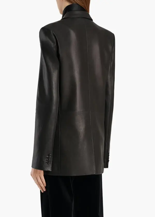 Khaite Sarmine Jacket In Leather