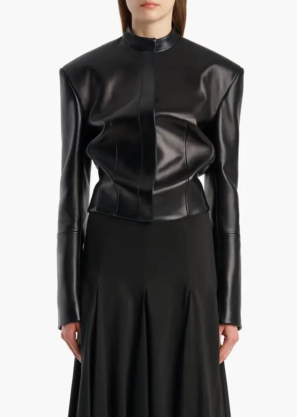 Khaite Yoko Jacket In Leather