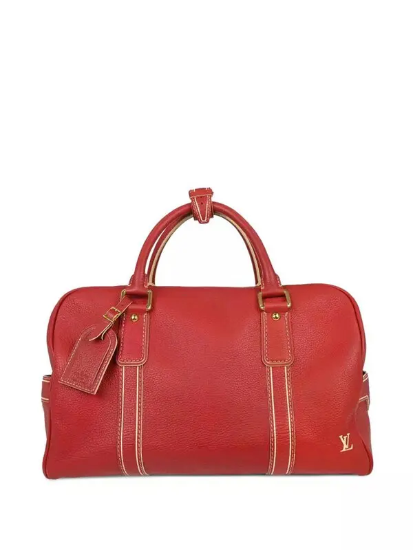 LOUIS VUITTON 2006 Tobago Carryall Tote Bag - Red