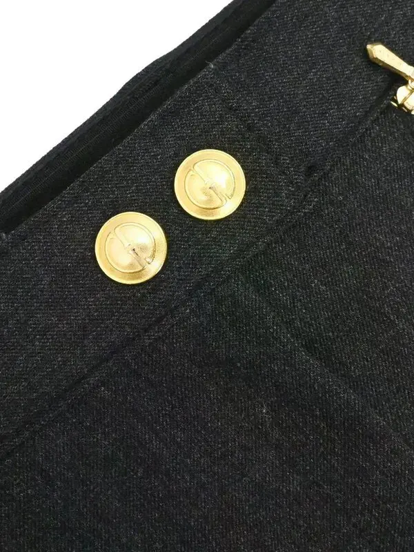 Gucci Logo-button Zip-pocket Trousers