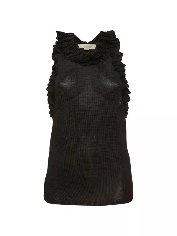 Zimmermann Matchmaker Ruffled Tank Top