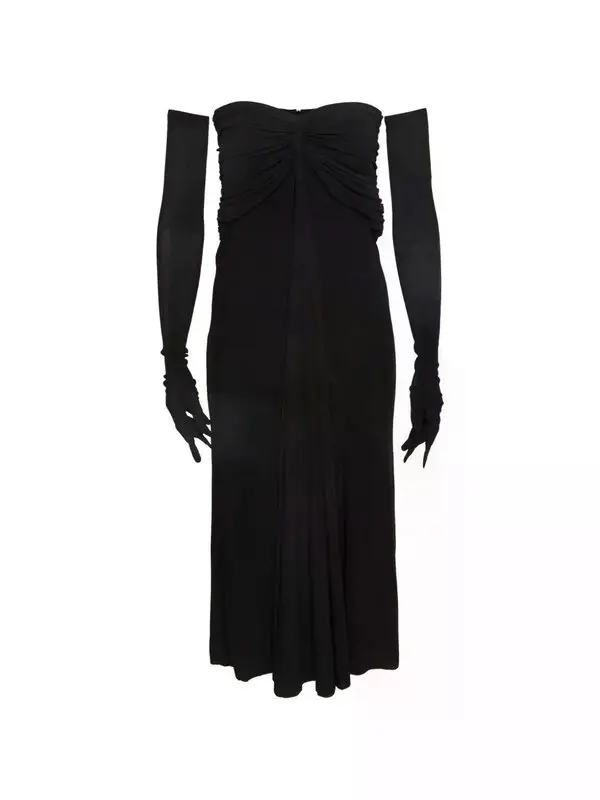 CHATS BY C.DAM Noura Draped Maxi Skirt