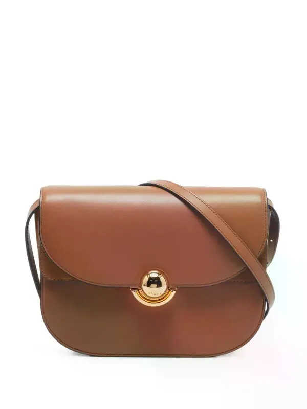 Furla Moonlight Leather Shoulder Bag - Brown