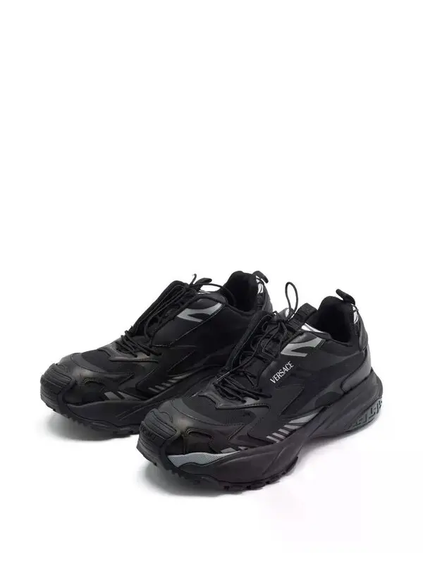 Versace Trigreca Lace-up Sneakers - Black