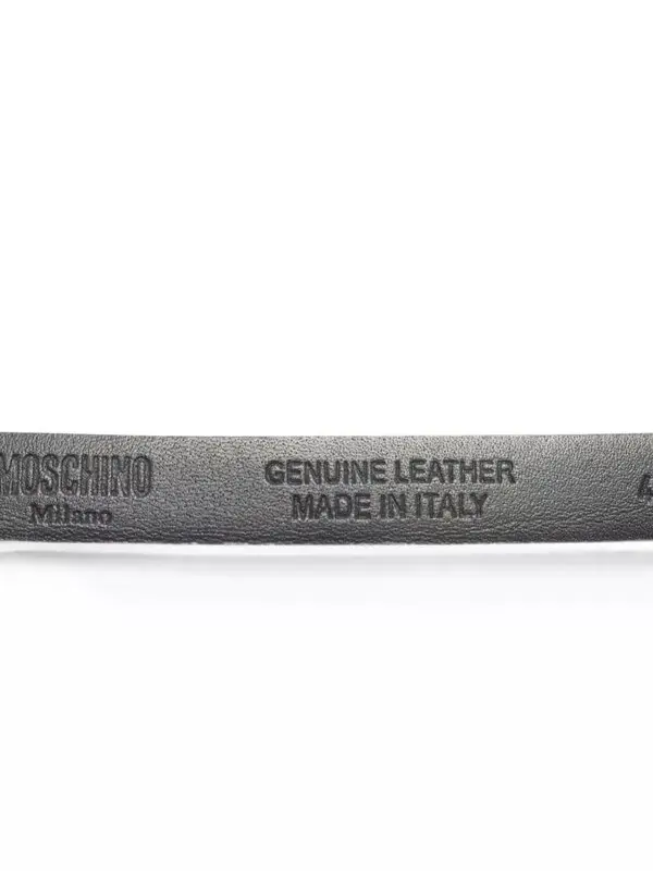 Moschino Logo-plaque Belt